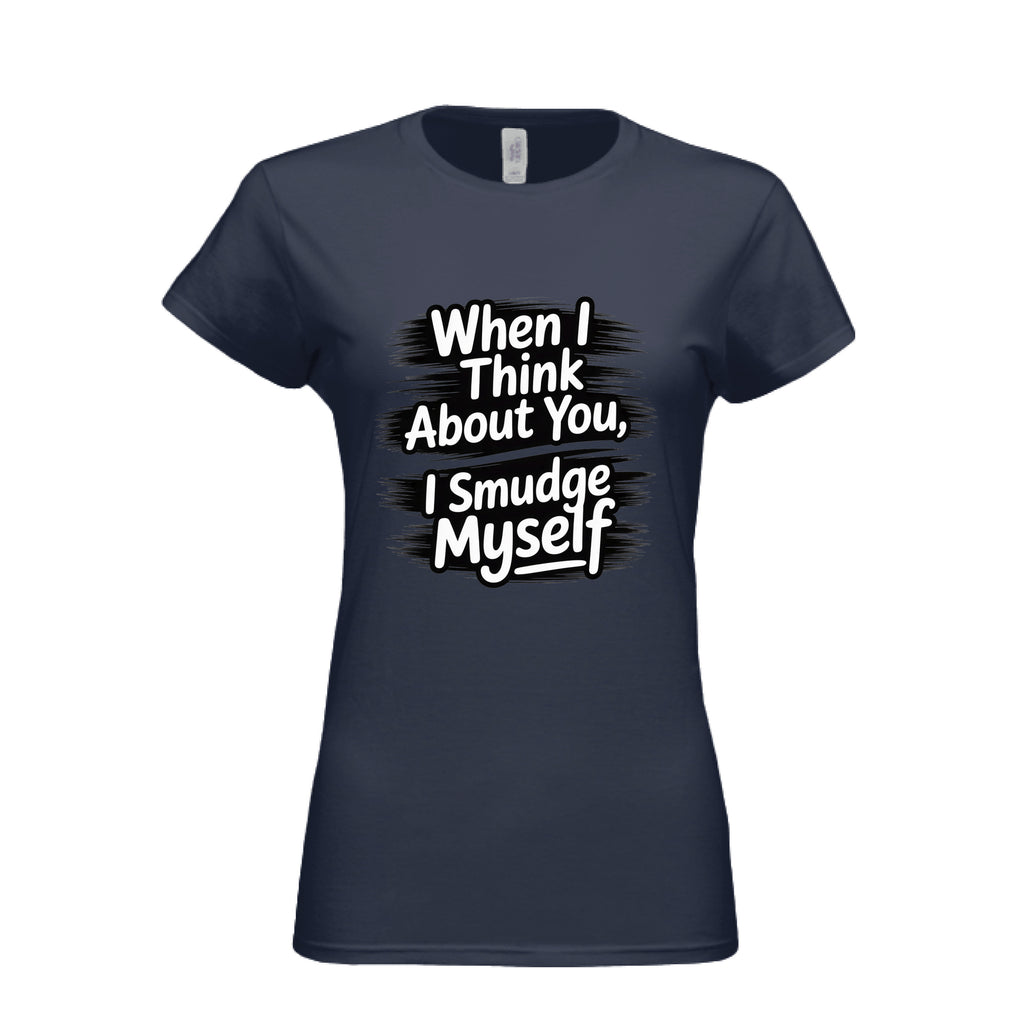 Smudge Myself Fitted T-Shirt – Tuna Twats